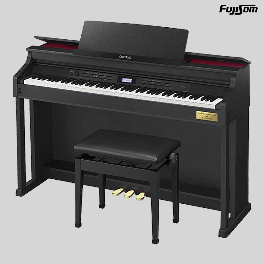 PIANO DIGITAL CASIO AP-710 CELVIANO PRETO 88 TECLAS| FUJISOM
