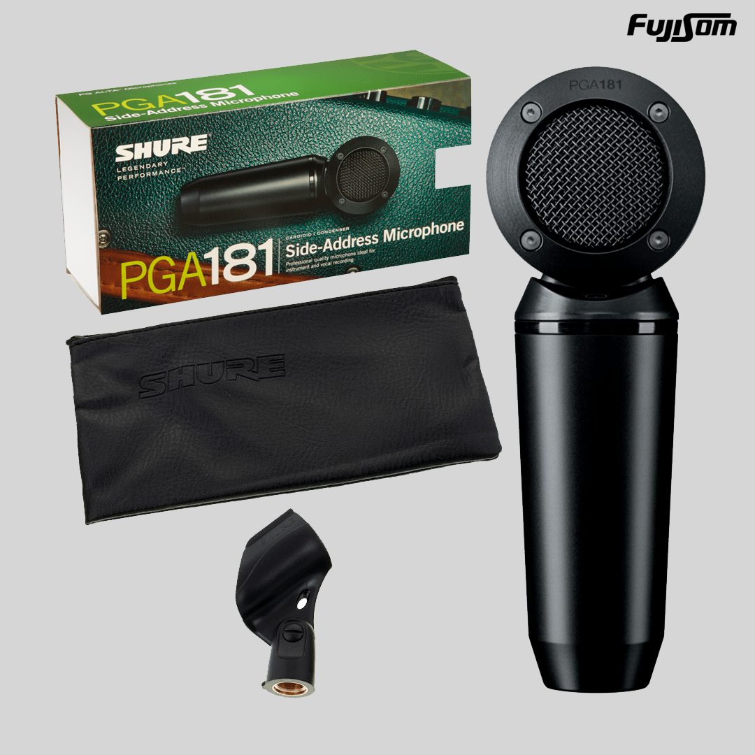 MICROFONE SHURE CONDENSADOR PGA181 LC| FUJISOM