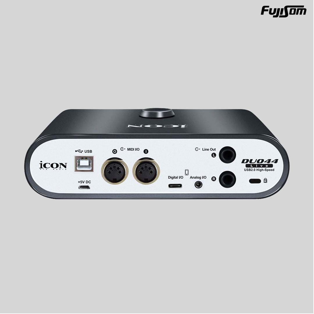 INTERFACE DE AUDIO ICON DUO 44 LIVE USB 2.0 P/ GRAVAÇÃO | FUJISOM