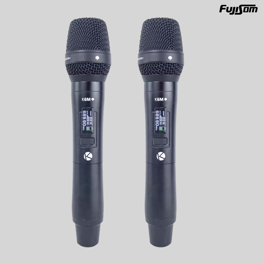 MICROFONE KADOSH SEM FIO KDSW 622M DUPLO DE MÃO UHF | FUJISOM