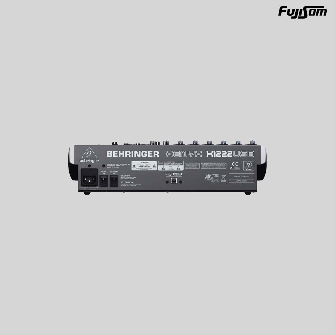 MESA BEHRINGER XENYX 12 CANAIS 1222FX/USB | FUJISOM
