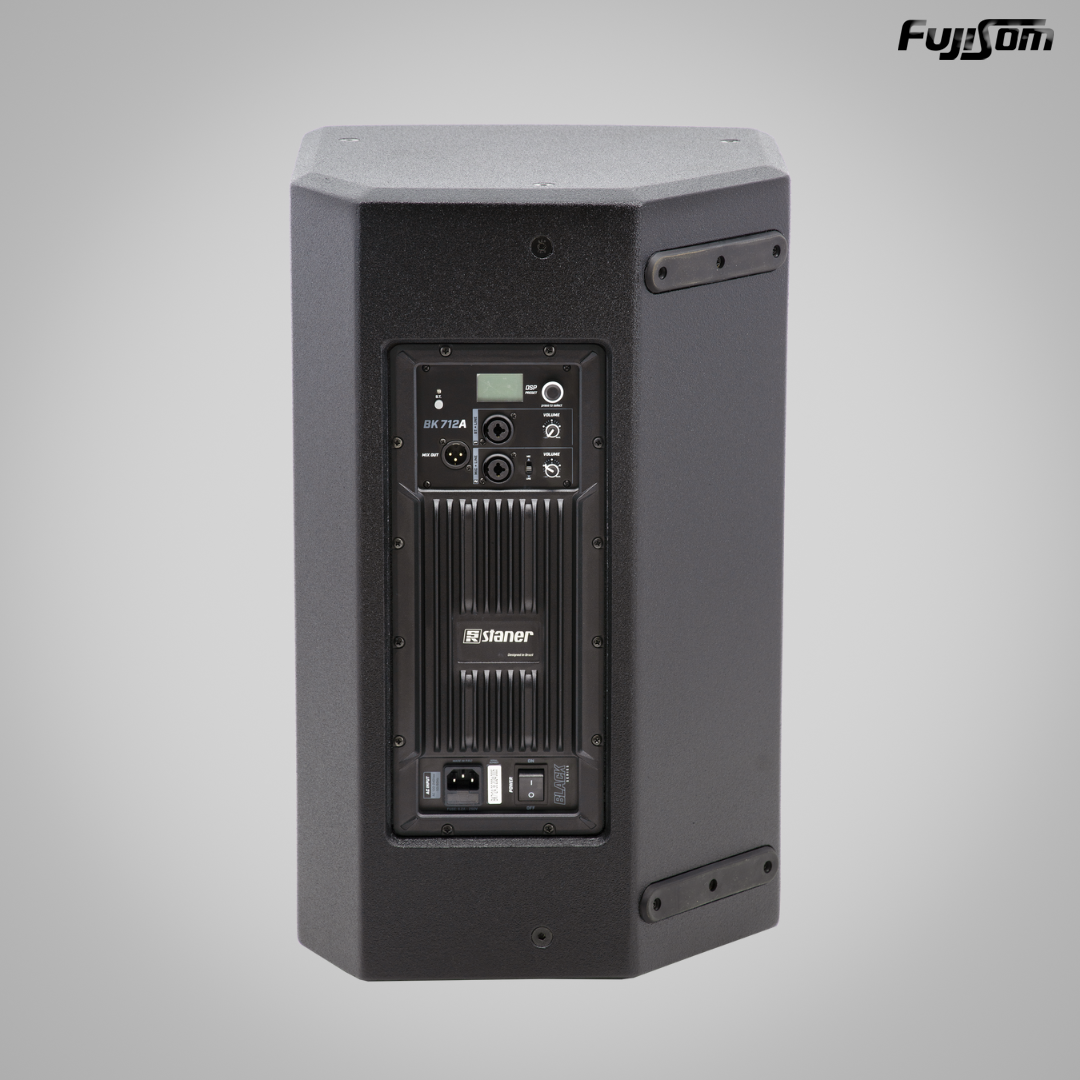 CAIXA AMPLIFICADA STANER BLACK SERIES BK-712A 12 POLEGADAS C/ DSP | FUJISOM