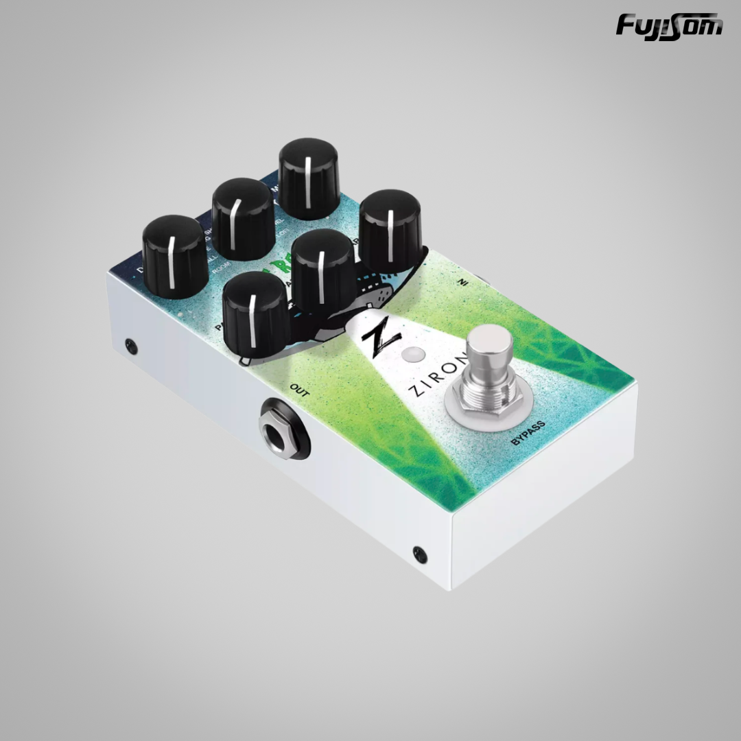 PEDAL ZIRON ALIEN REVERB P/GUITAR 9 TIPOS EFEITOS