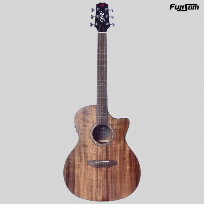 VIOLÃO SEIZE SUPREME RYU MIRAI CUTAWAY KOA | FUJISOM
